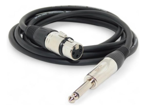 Cable Con Conección Plug A Canon De 1 Metro | Todo Audio